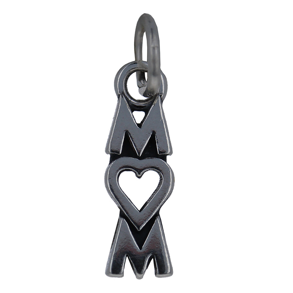 Vertical Mom Heart Charm – Modes Jewelry