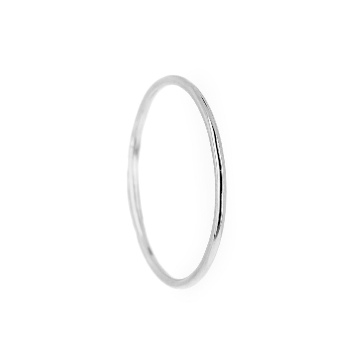 Smooth Silver Stacker – Modes Jewelry