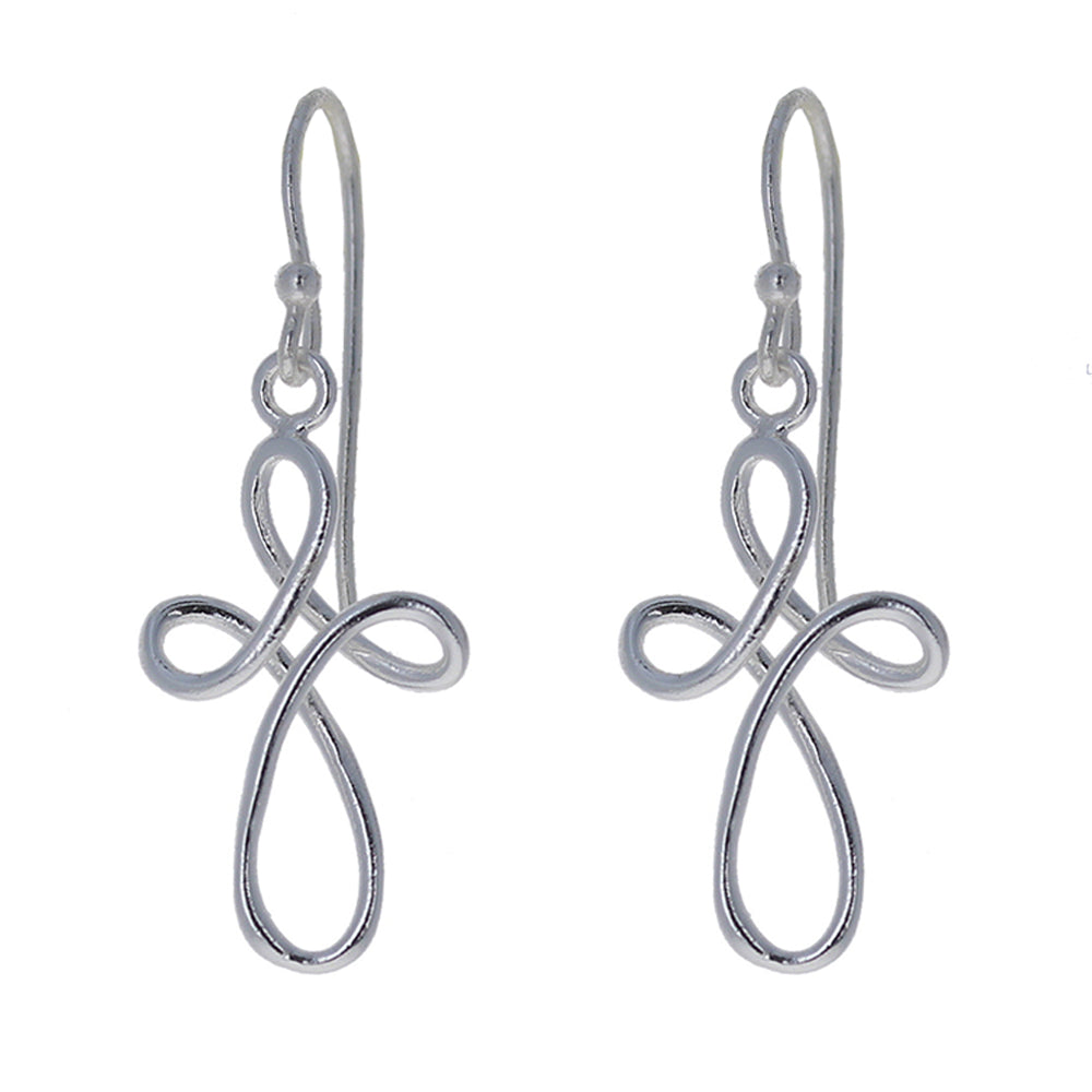 Modern Infinity Cross Earrings – Modes Jewelry