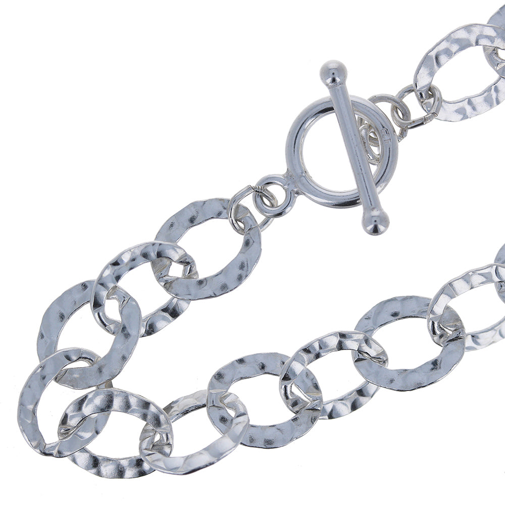 Hammered Detail Sterling Silver Chain Links – Modes Jewelry